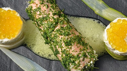 Rezept Bachsaibling von Michael Sicher auf ROLLING PIN